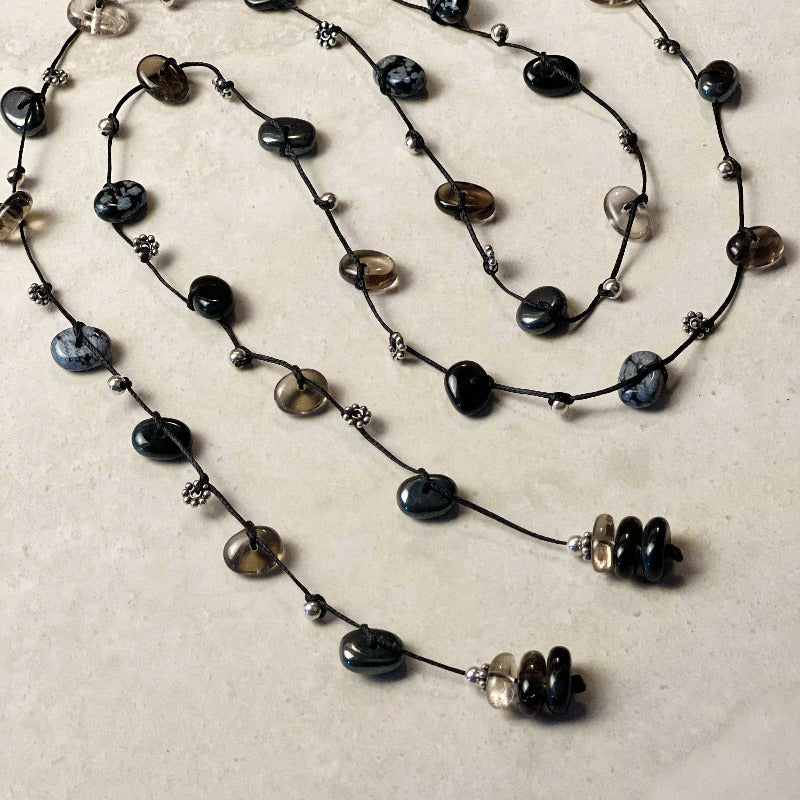 Root Chakra Stones Crystal Ritual Necklace - Support & Stability – I ...